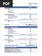 Sample Statement of Financial Position | PDF | Equity (Finance ...