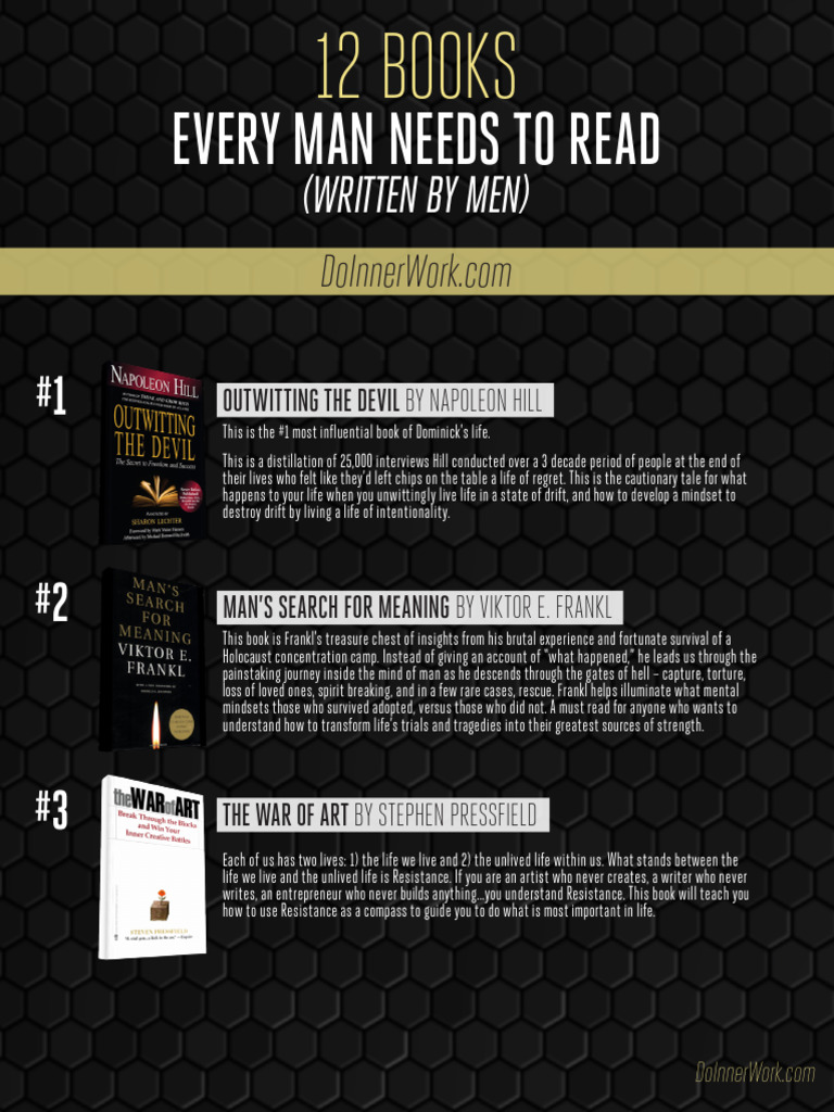 12 Books Every Man Needs To Read | PDF