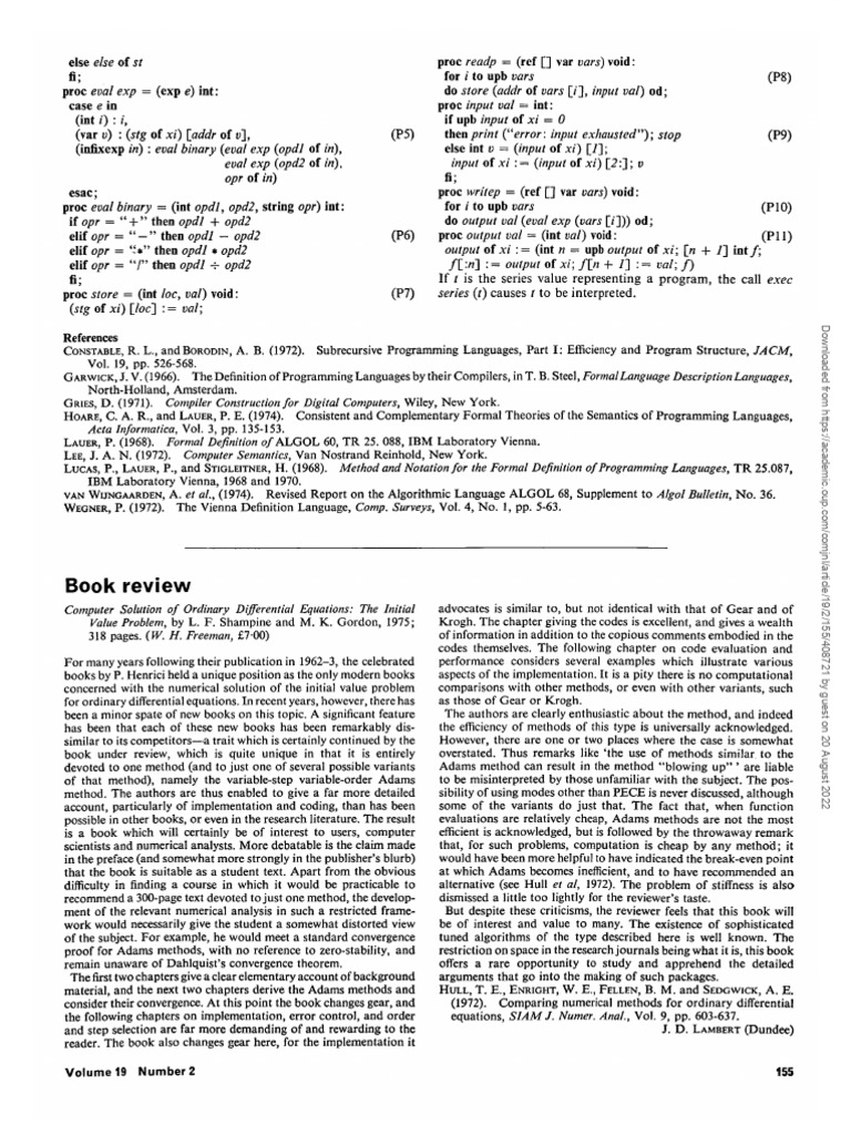 Computer Solution of Ordinary Differential Equations 3nqjhg89ns | PDF ...