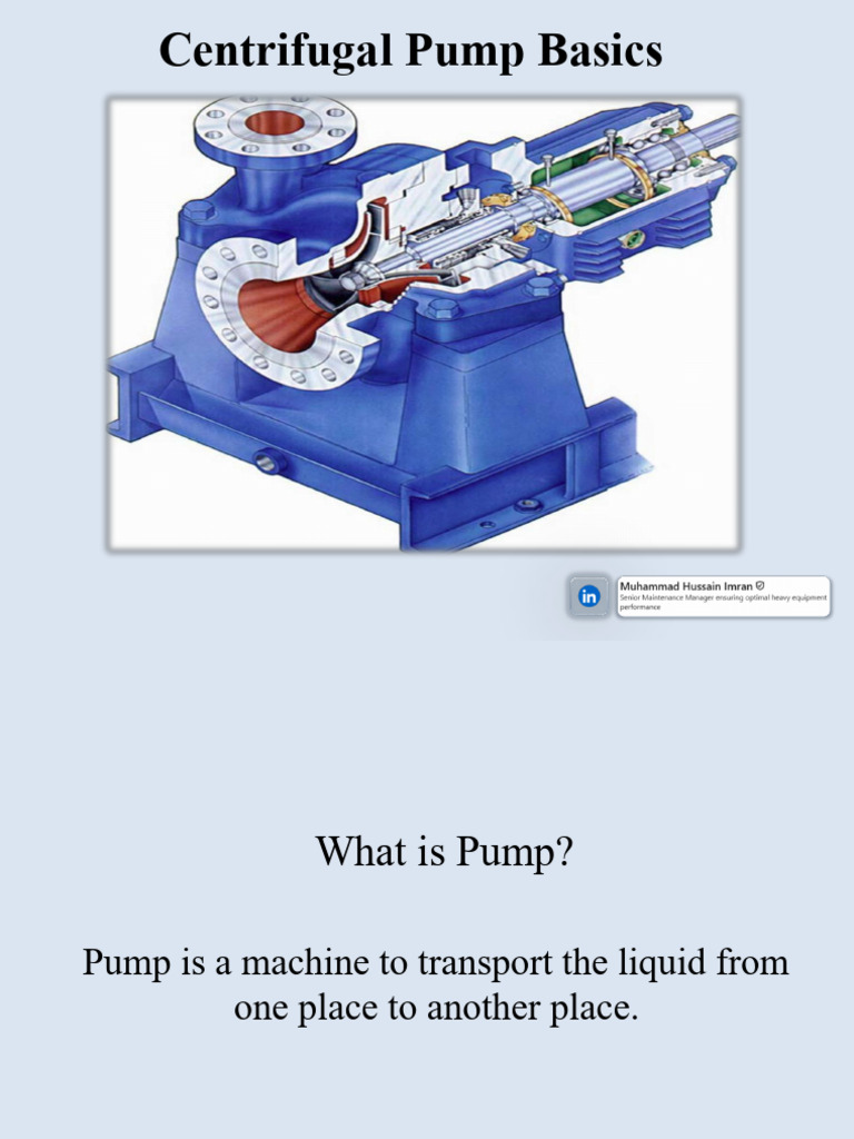 Centrifugal Pump Basics about Centrifugal pump | PDF | Pump | Bearing ...
