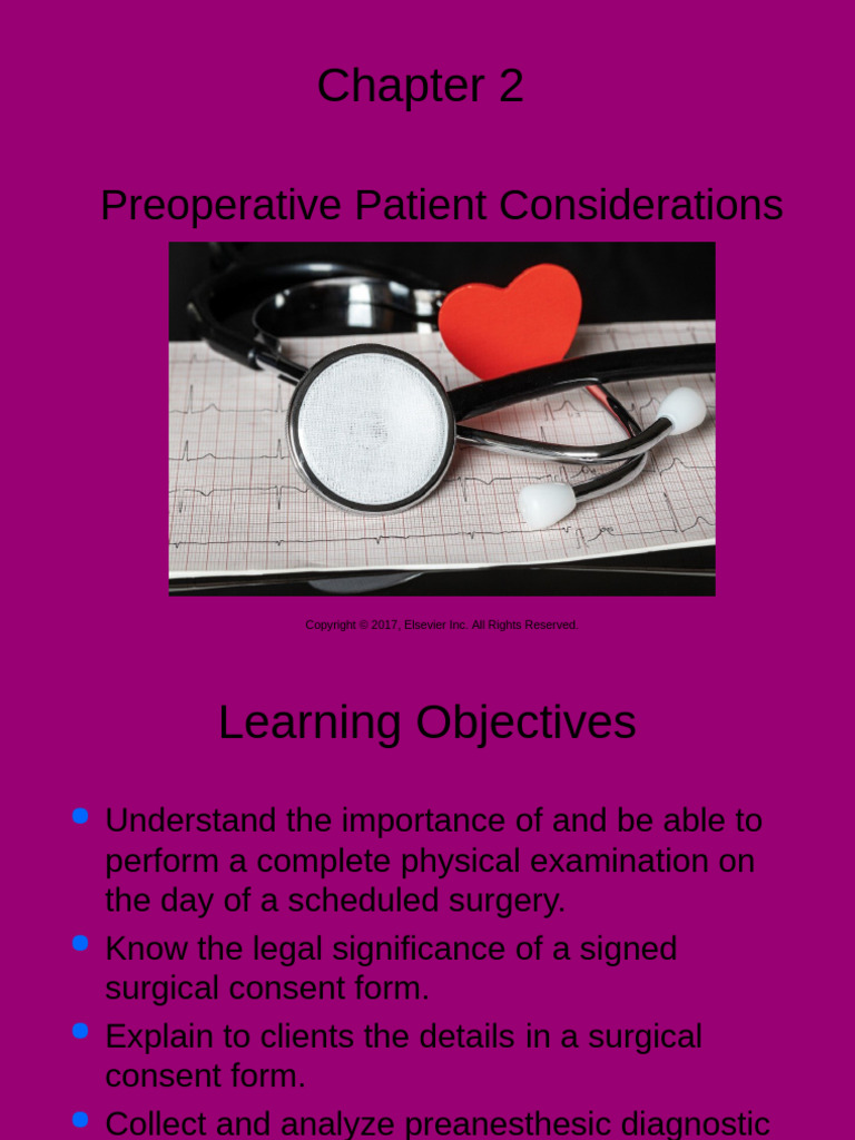 Preoperative Patient Considerations1 | PDF | Anesthesia | Blood Plasma