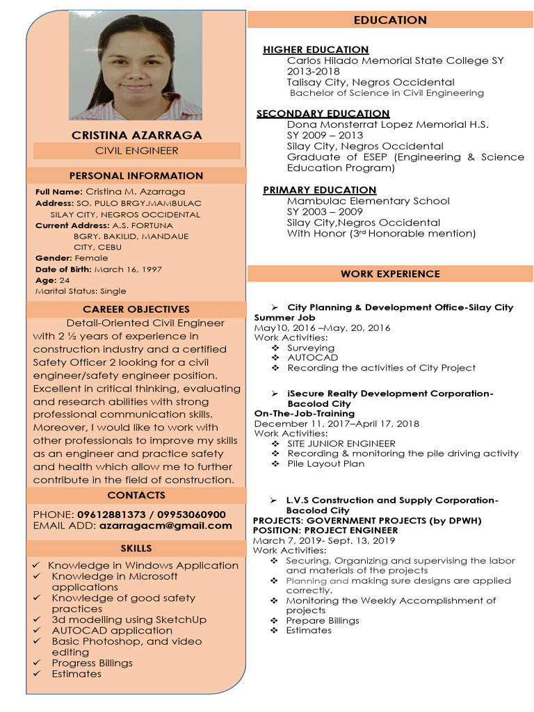 RESUME_CRISTINA M. AZARRAGA (1) | PDF