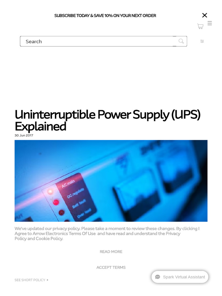 What is Uninterruptible Power Supply_ Types of UPS Compared _ Arrow.com | PDF | Power Supply ...