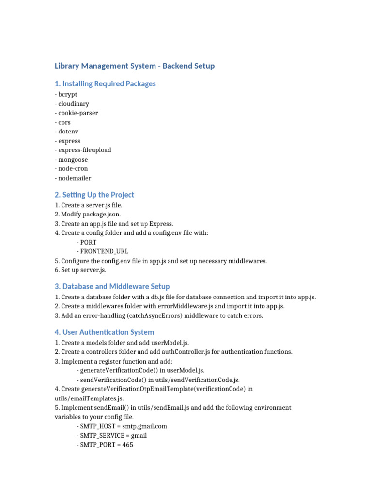 Complete_Library_Management_Backend | PDF | Software | Computing