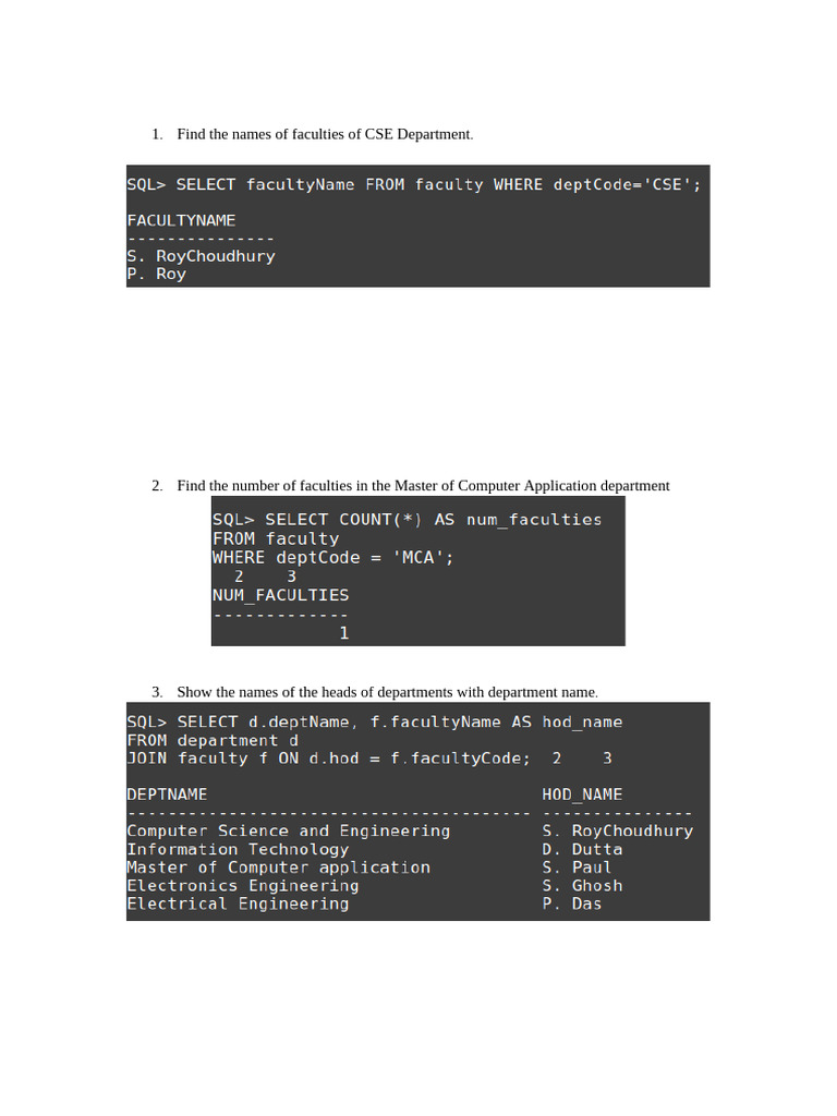 Assignment 5 DBMS | PDF