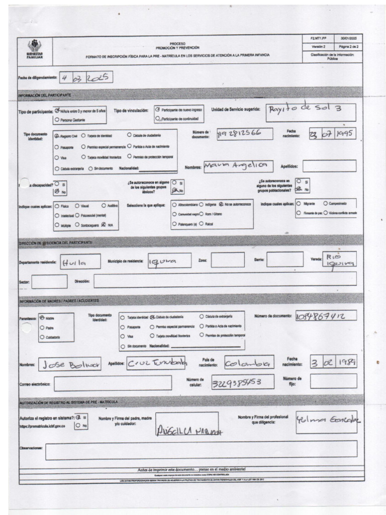 413571133460_ Rayito de Sol3 Rio Iquira Pre Mtri | PDF