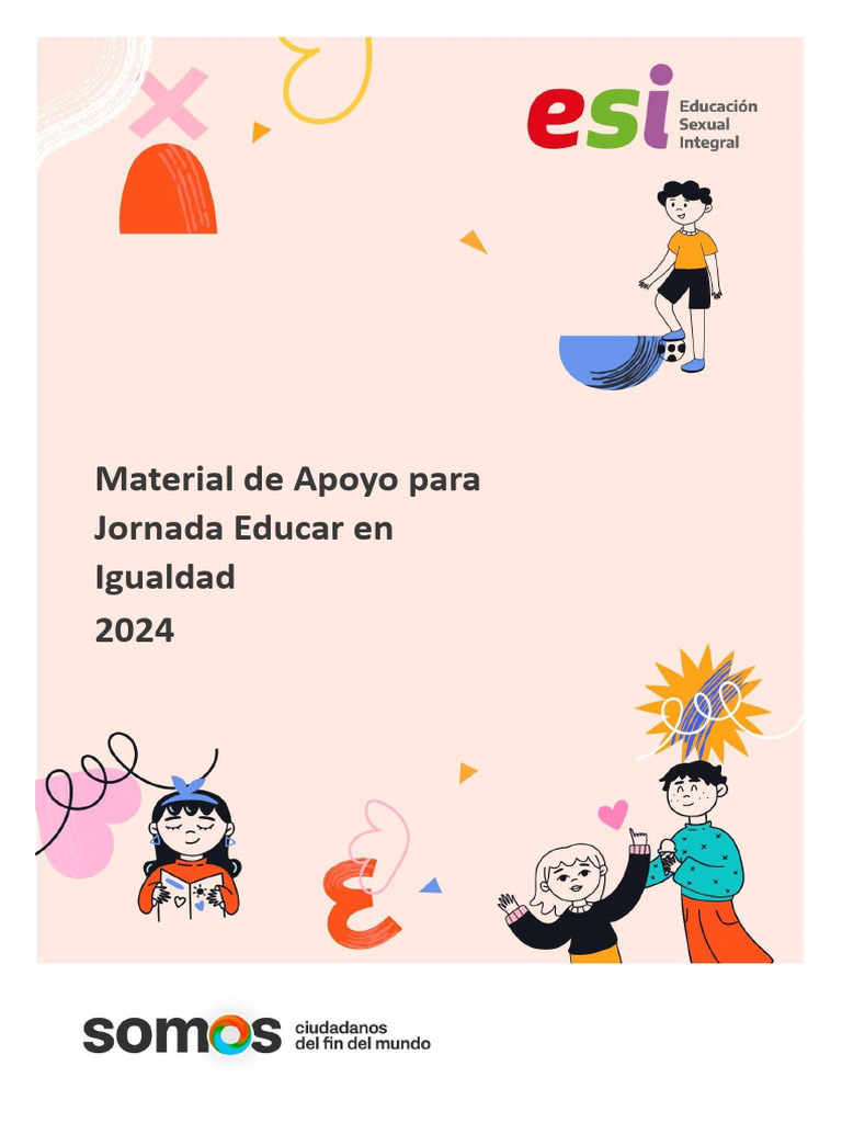 Material para Educar en Igualdad 2024 | PDF | La violencia contra las mujeres | Educación de la ...