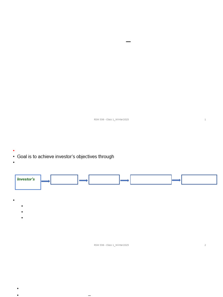 RSM336 Class1 Winter2025 Boyko | PDF | Technical Analysis | Price–Earnings Ratio