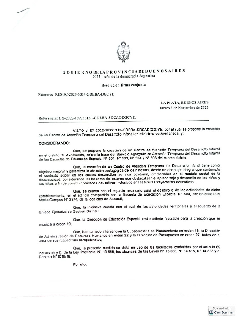 Resol Creacion Ceat | PDF