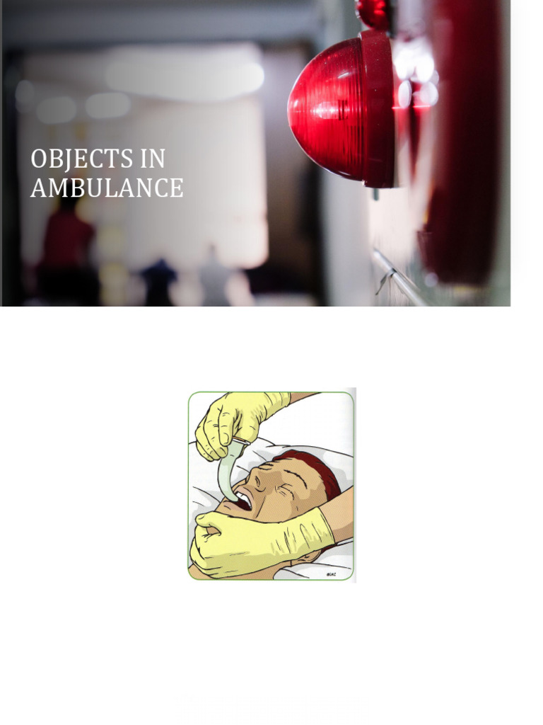Essential Ambulance Equipment List | PDF