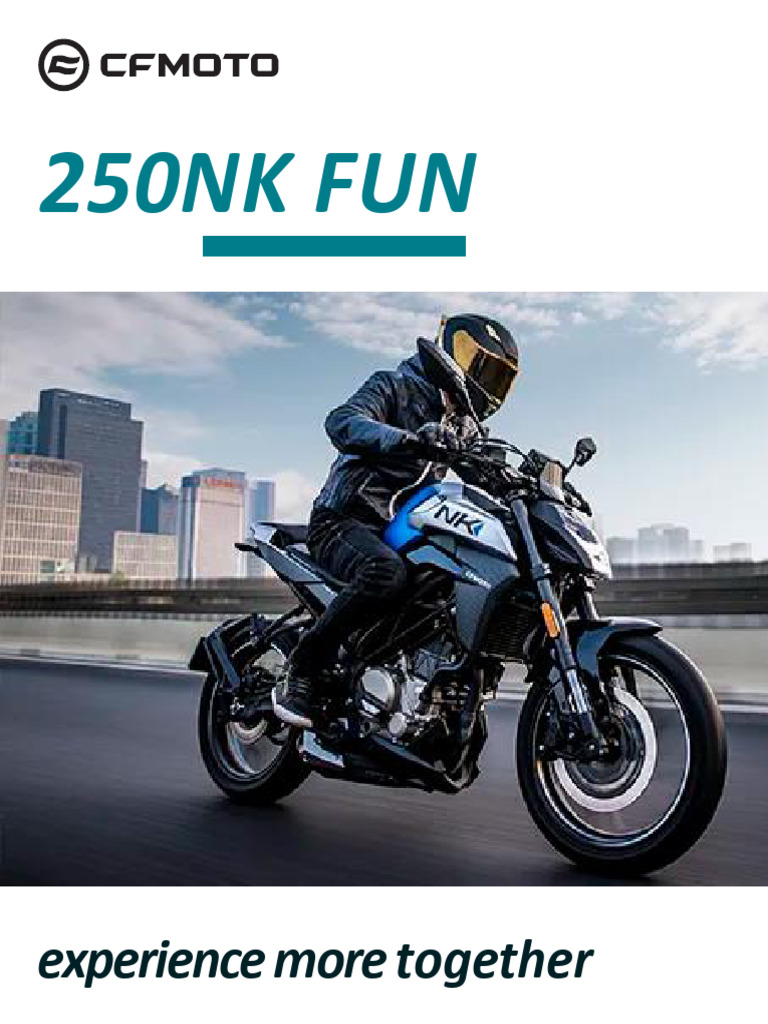 250NK Fun - Ficha Tecnica 2 | PDF | Sistema de freno antibloqueo | Vehículo de motor