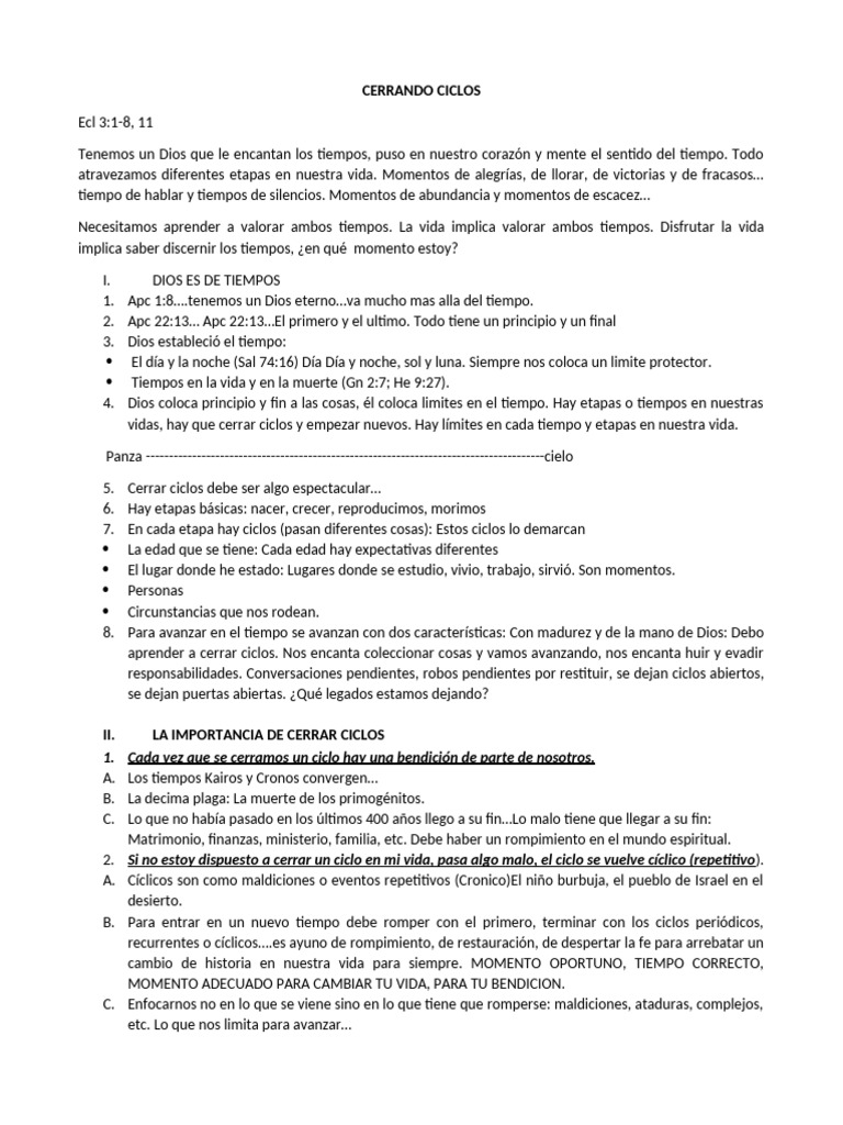 Cerrando Ciclos | PDF | Jesús | Evangelización