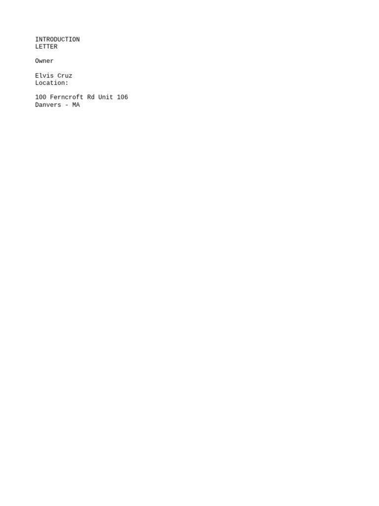 Introduction Letter - e Cruz Electric | PDF | Power Supply | Fuse ...