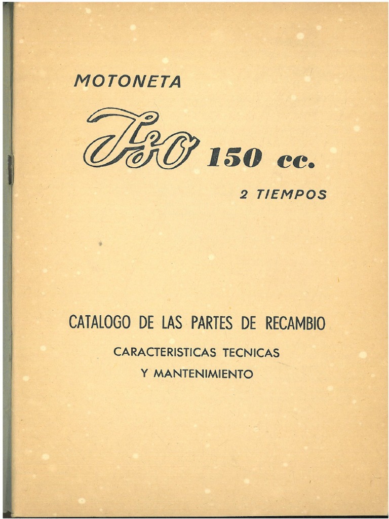Motoneta Iso Milano 150 | PDF