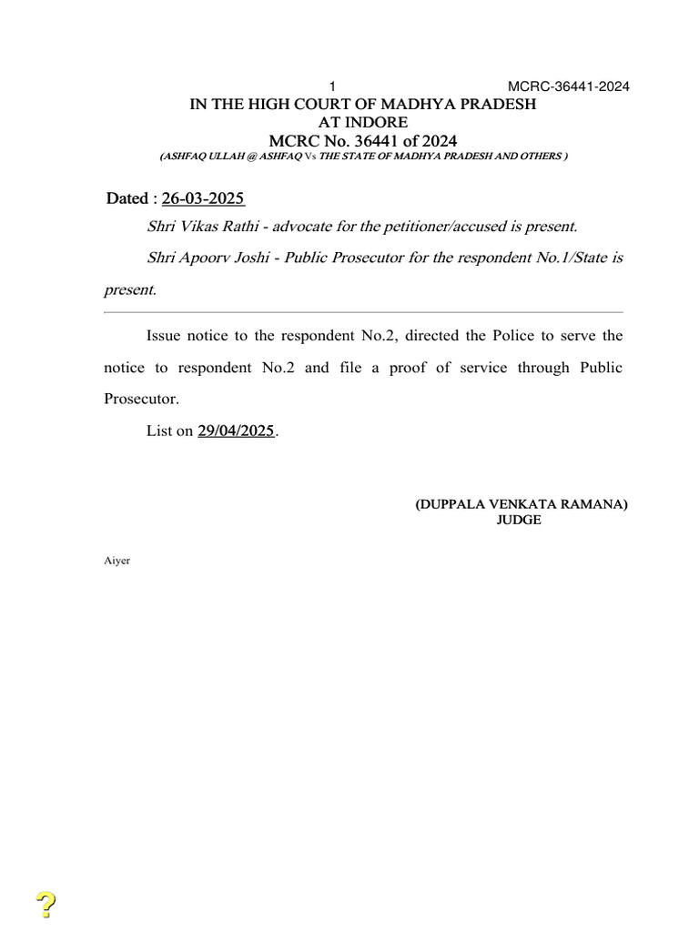 MCRC 36441 2024 Order 26-03-2025 Digi | PDF