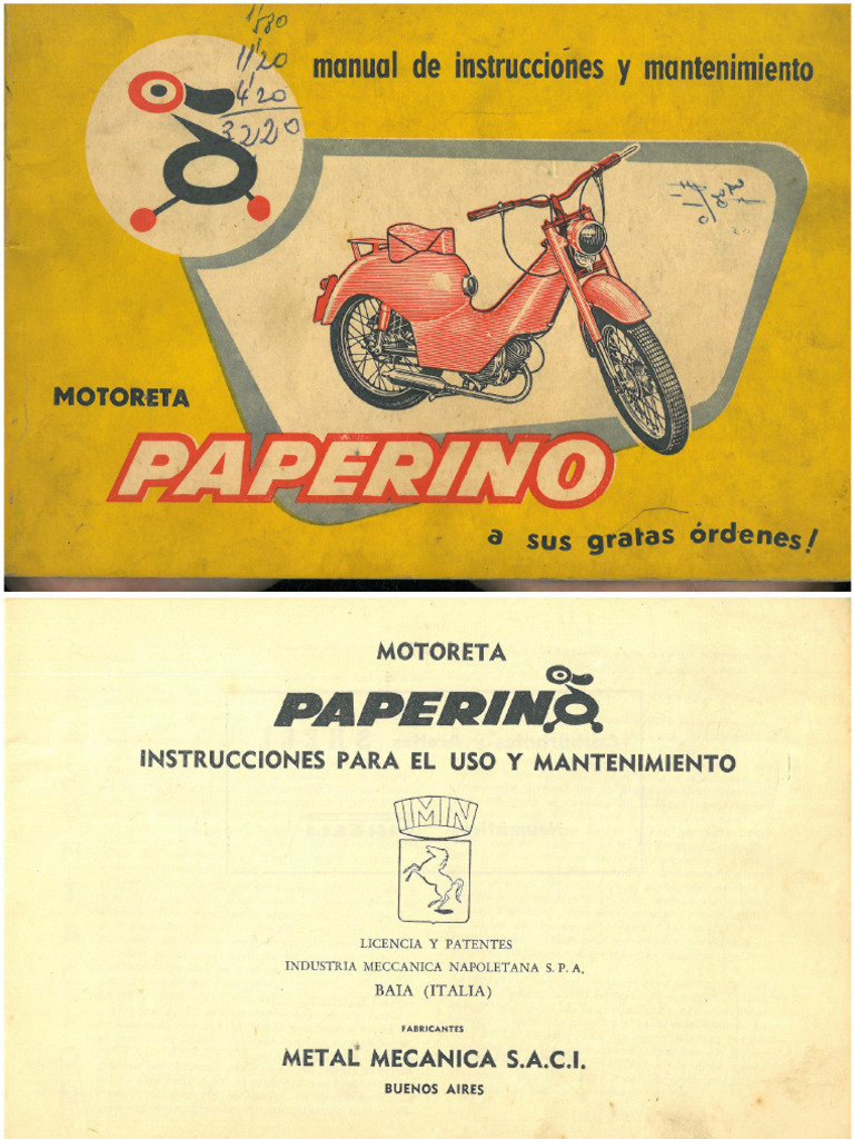 Paperino Uso y Mantenimiento | PDF