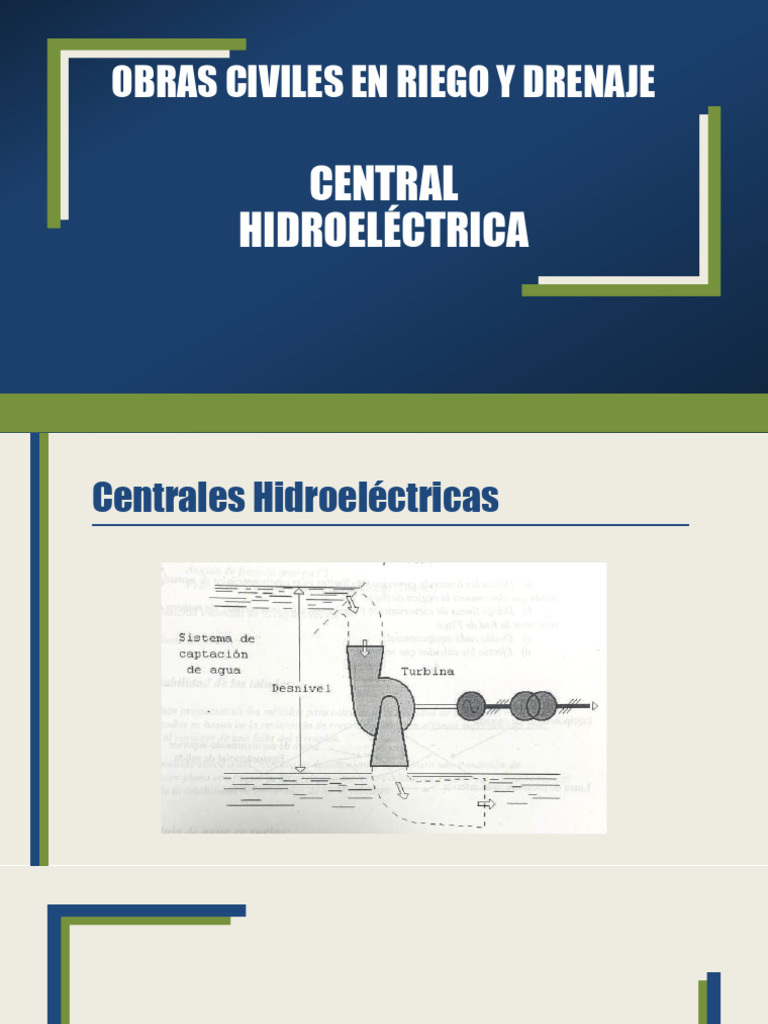 CENTRALES HIDROELÉCTRICAS | PDF