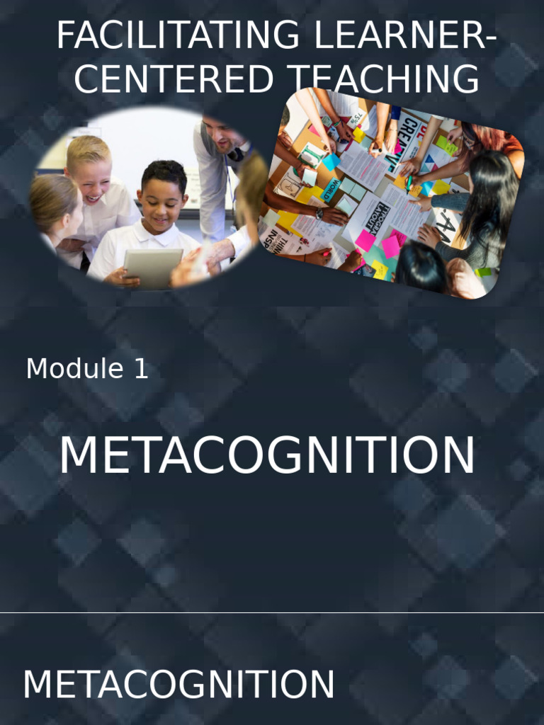 Module 1 Metacognition | PDF
