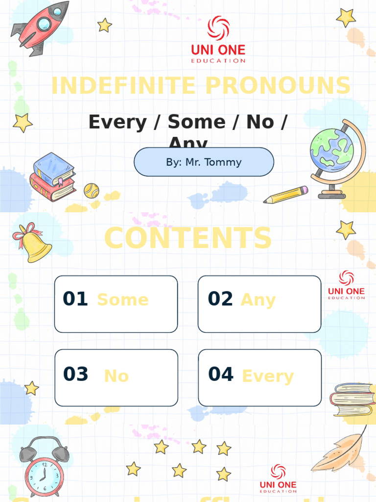 Understanding Indefinite Pronouns | PDF