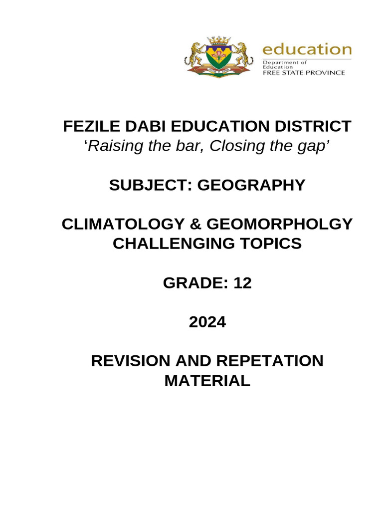 Geography Revision and Repetation 2024 | PDF | Cyclone | Tropical Cyclones