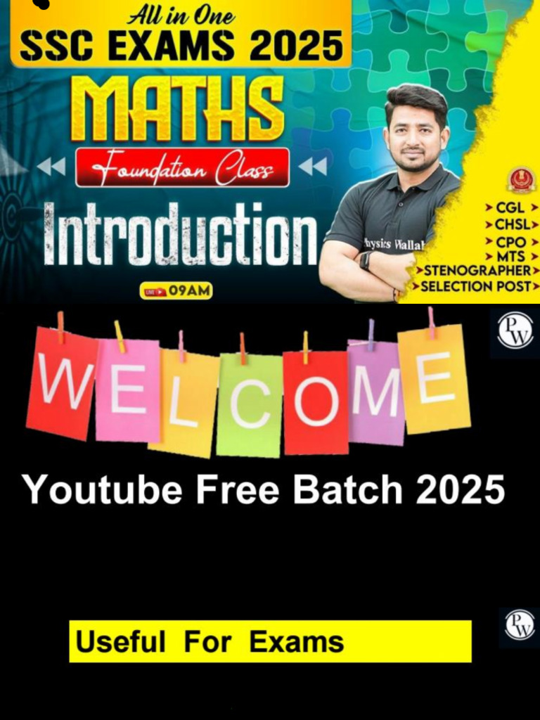 SSC FOUNDATION Introduction CLASS-1 BY RAVINDER SIR | PDF