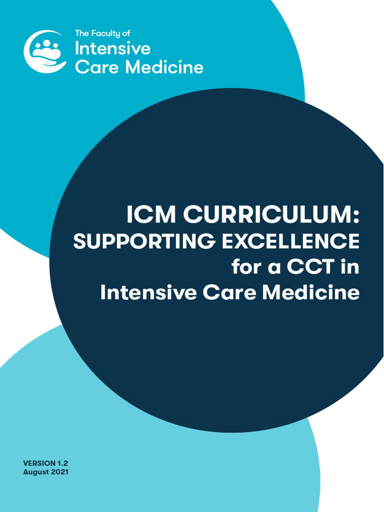 ICM Curriculum 2021 v1.2 | PDF | Intensive Care Medicine | Medicine
