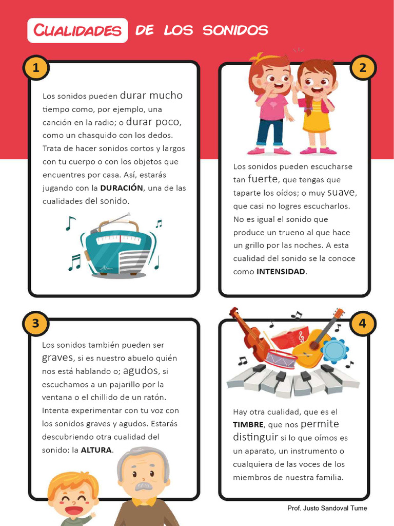 Cualidades Del Sonido | PDF | Sonido | Acústica