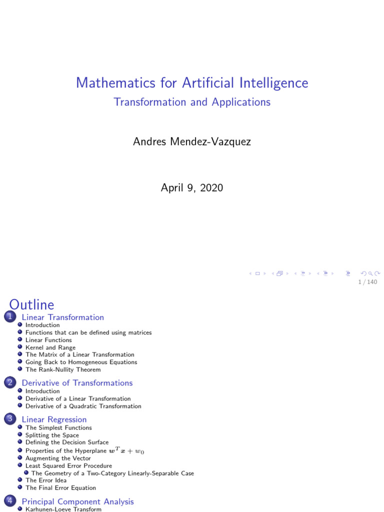 5 Linear Transformations | PDF | Linear Map | Matrix (Mathematics)