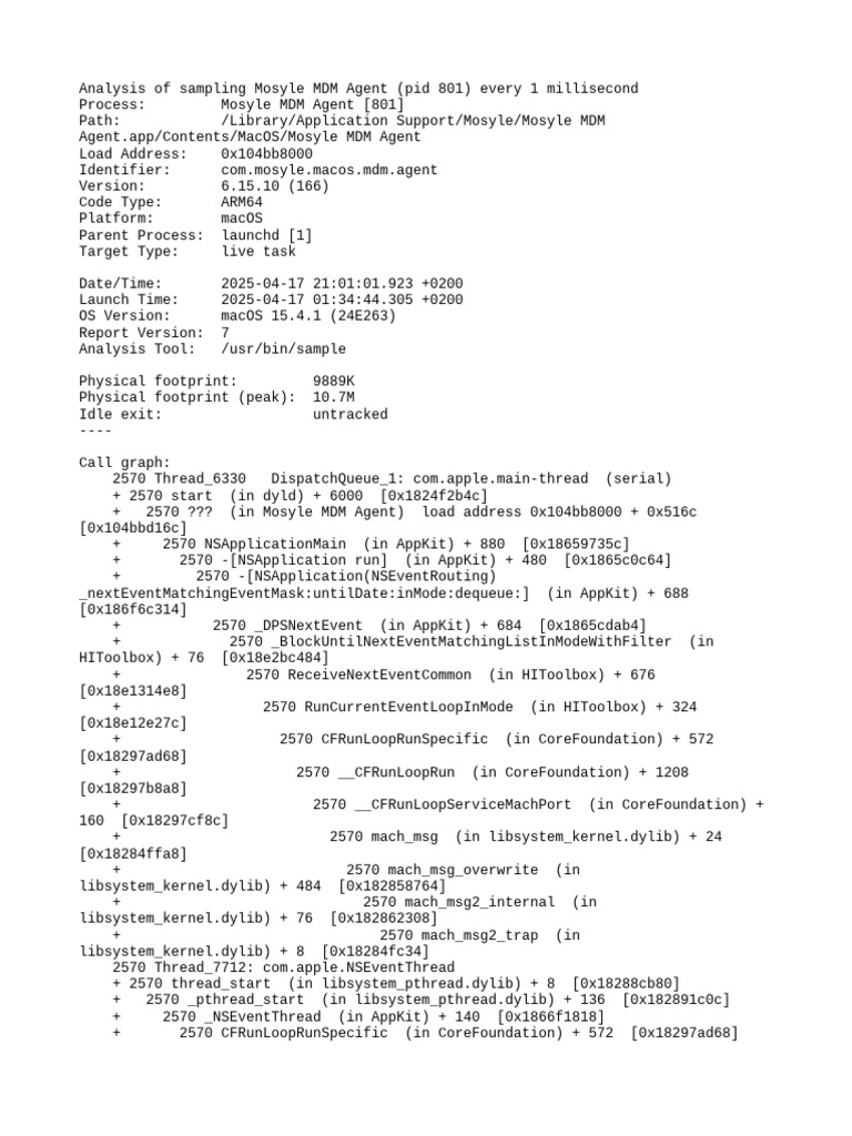 Sample of Mosyle MDM Agent | PDF | Operating System Technology ...
