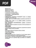 Inserto Levoferin Jarabe | PDF | Medicamentos con receta | El embarazo