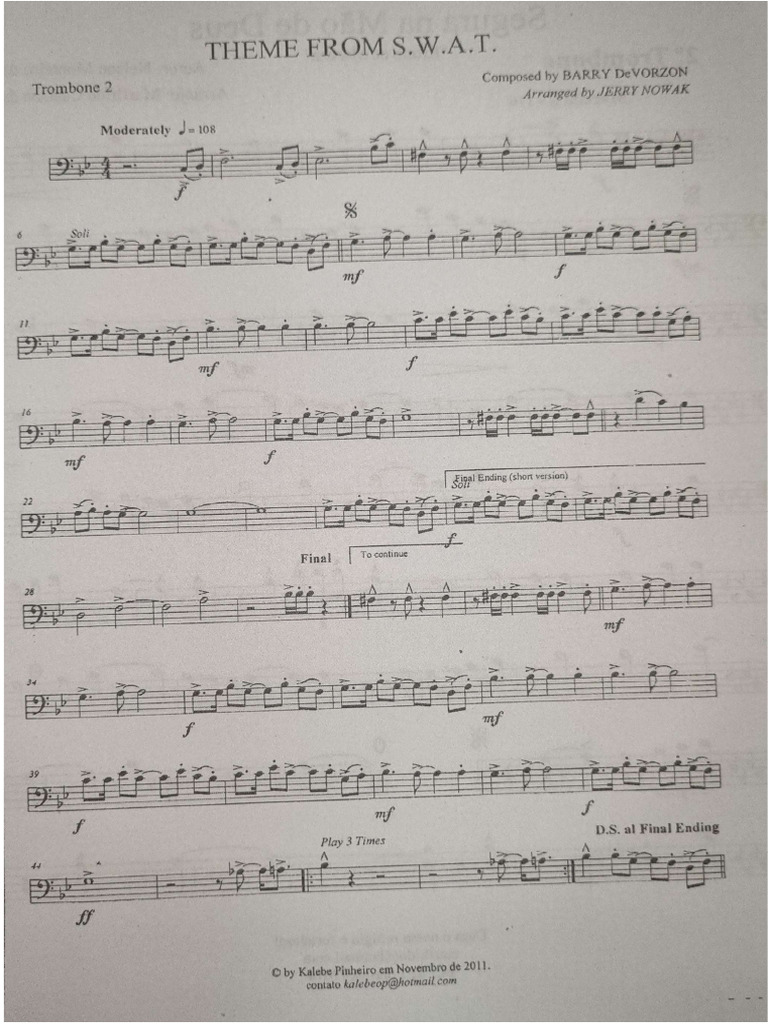 Trombone 2 - Swat | PDF