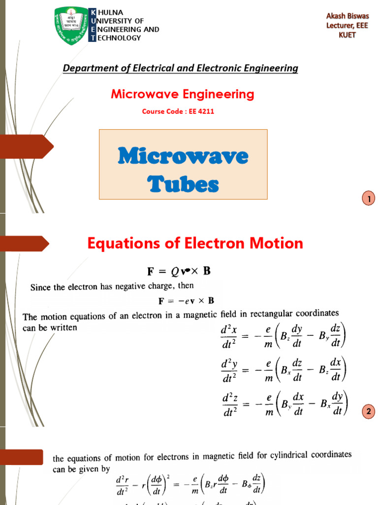 Microwave Lec 9 | PDF