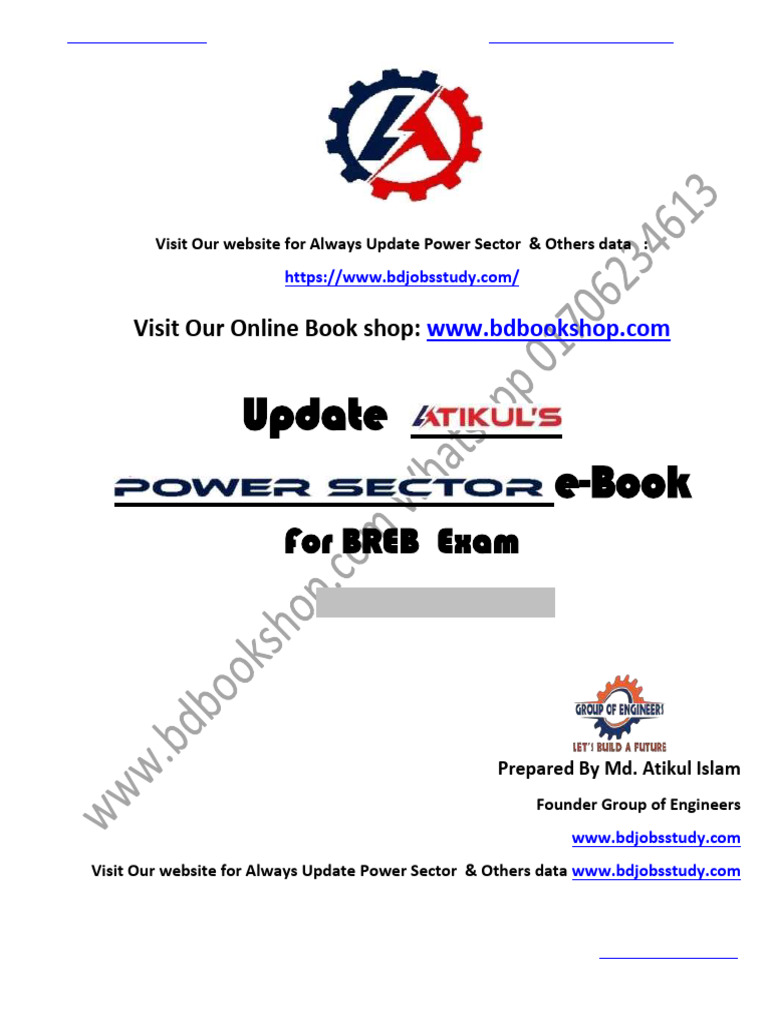BREB Exam Power Sector Guide | PDF | Power Station | Energy Technology