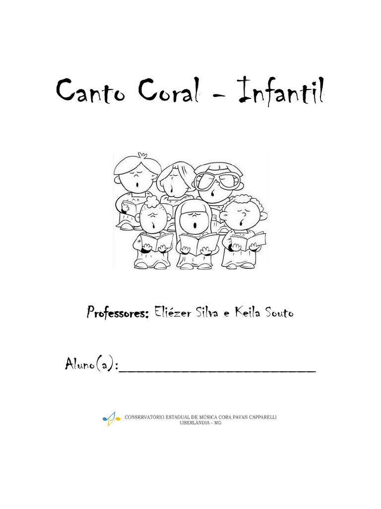 Inf Apostila Canto Coral - Infantil - Eliézer e Keila | PDF