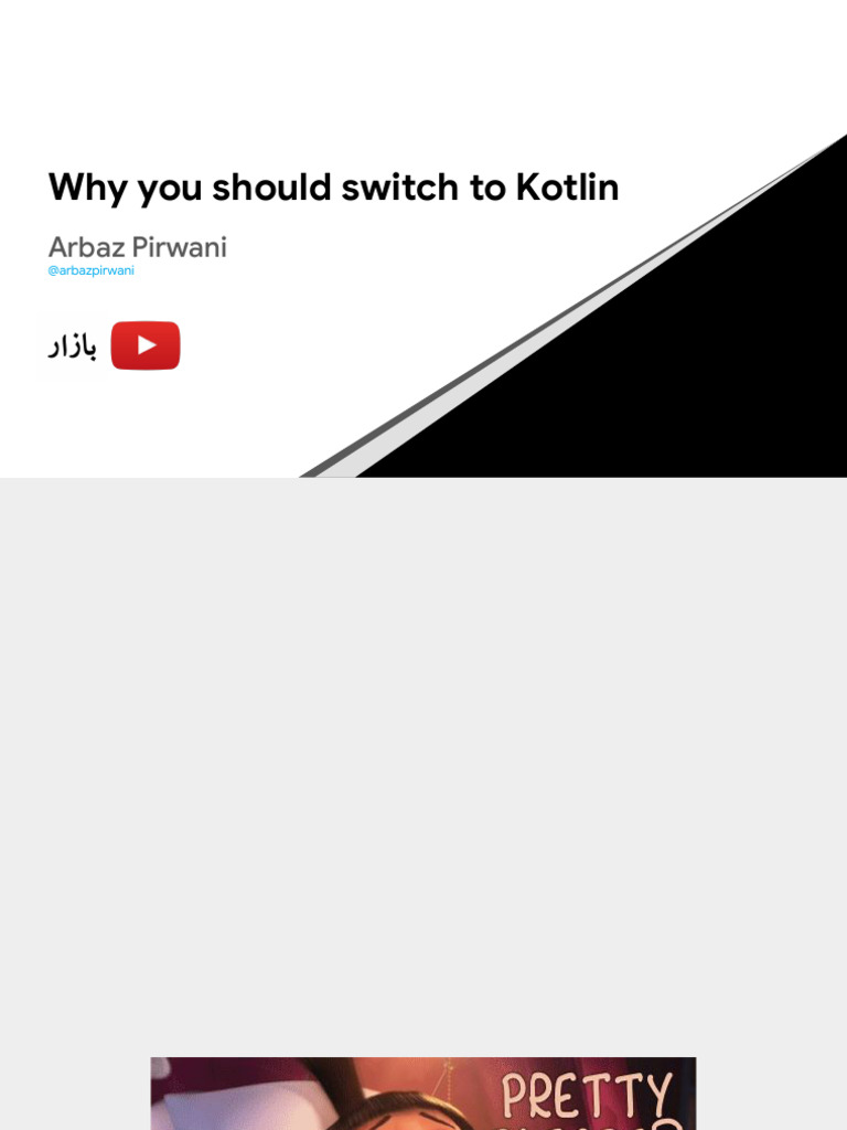 Why You Should Switch To Kotlin | PDF | Swift (Programming Language) | Constructor (Object ...