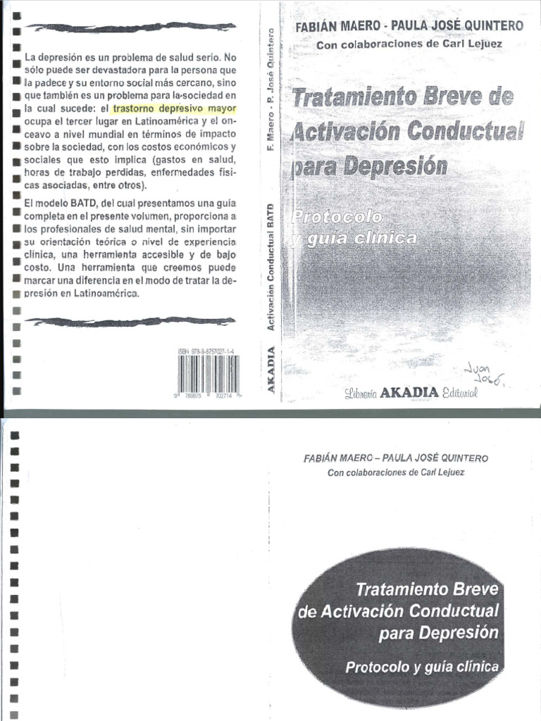 Tto Breve para La Ac en Depre Maero Quintero | PDF