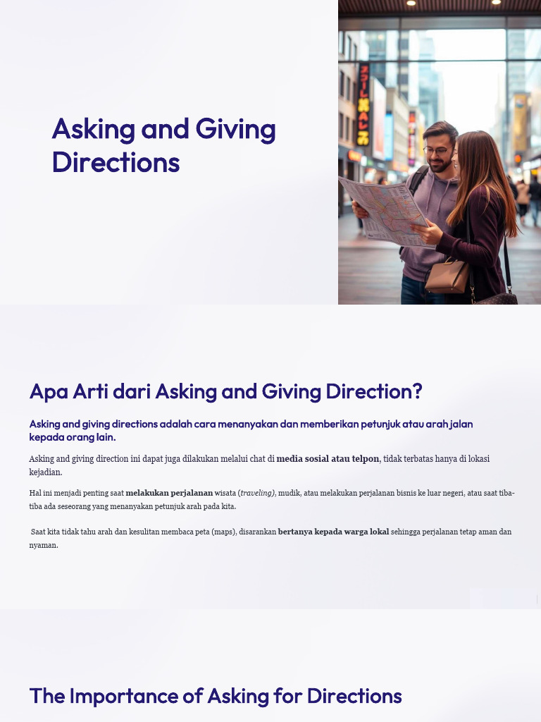 Memahami Asking dan Giving Directions | PDF