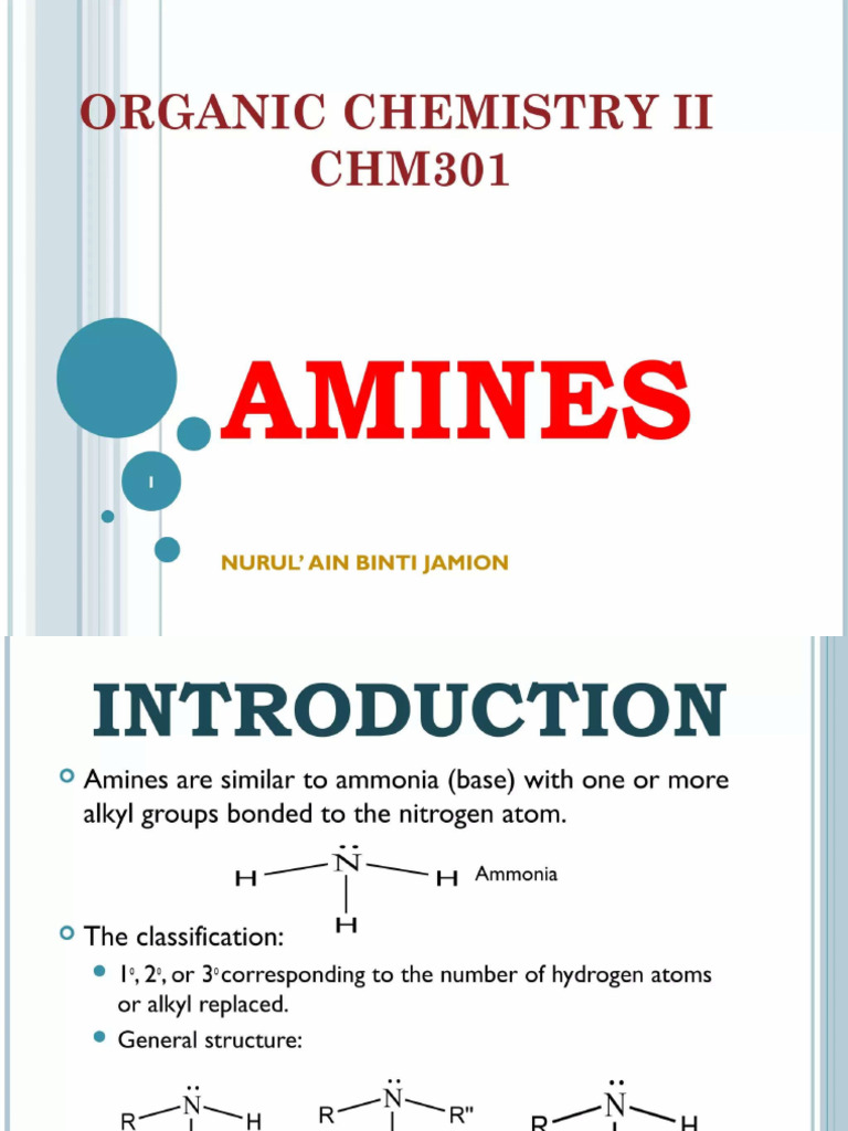 Preparation and Reaction of Amines | PDF