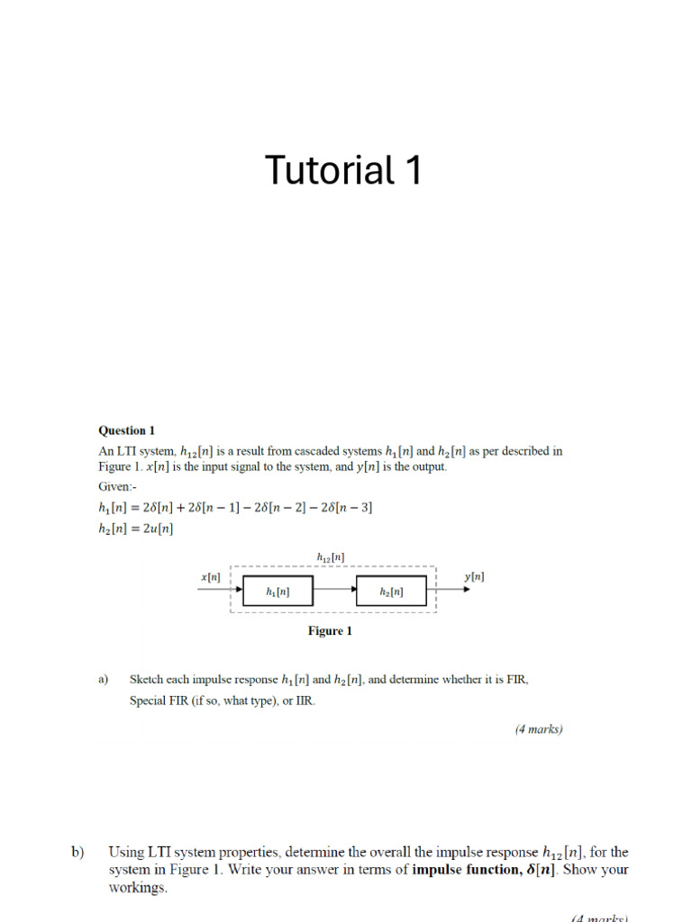 Tutorial Digital Signal Processing | PDF