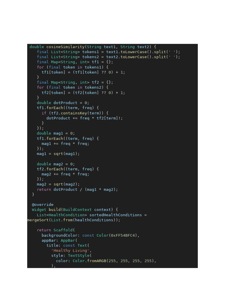 Calculation of The Content Base Algorith | PDF | Computer Programming
