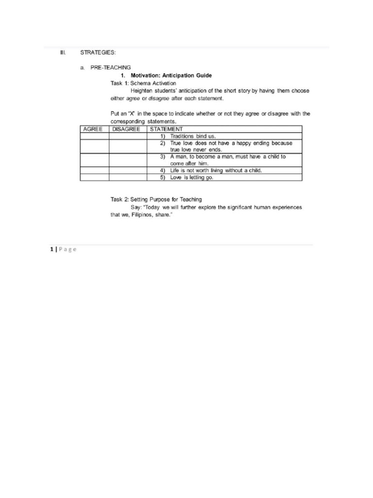 SUGGESTED LESSON PLAN FOR ENGLISH 7 | PDF