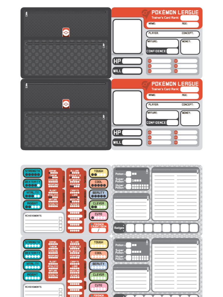 Ficha Pokemon Calebe | PDF