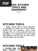20 Kitchen Tools and Its Uses | PDF | Frying Pan | Spoon