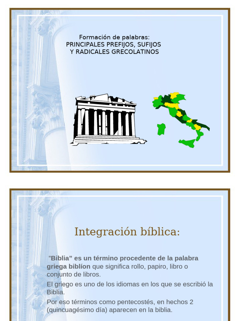 Raices Griegas y Latinas | PDF