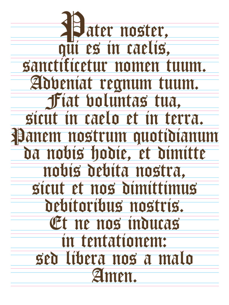 Pater Noster | PDF