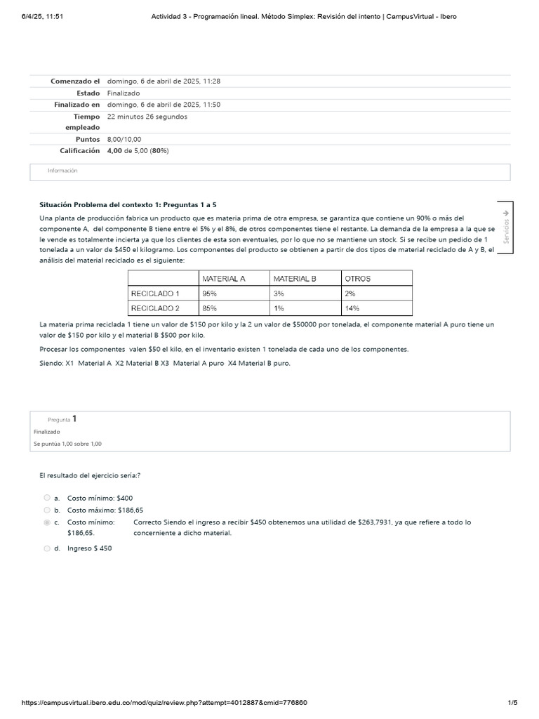 Optimización de Producción y Costos | PDF
