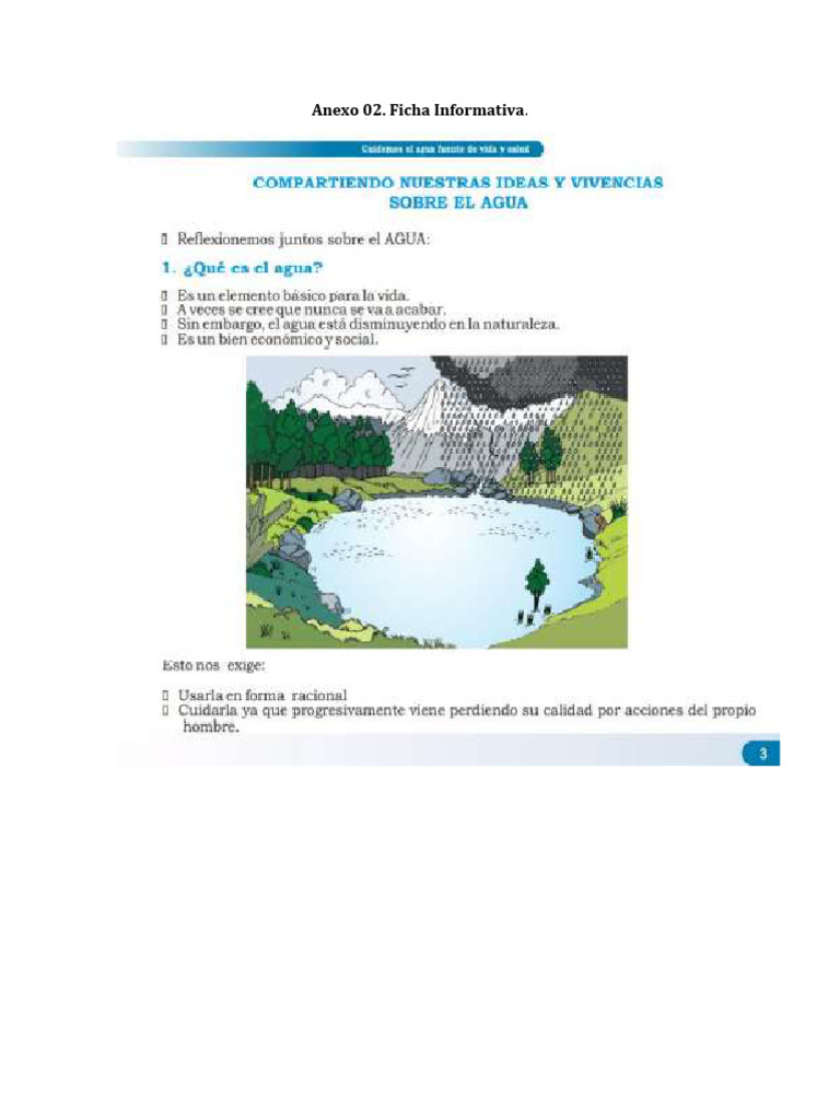 Ficha Informativa-Agua | PDF