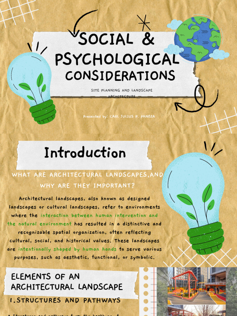 Psychological Benefits of Architectural Landscapes | PDF | Landscape ...