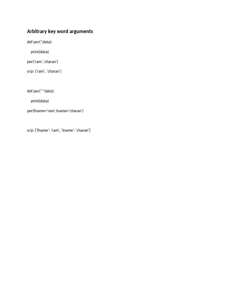 Python Class Notes | PDF