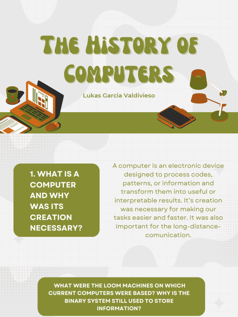 History of Computers | PDF | Office Equipment | Electronics